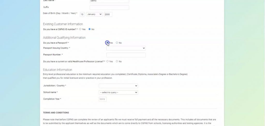 Tutorial: CGFNS Connect New User Registration Guide - CGFNS ...