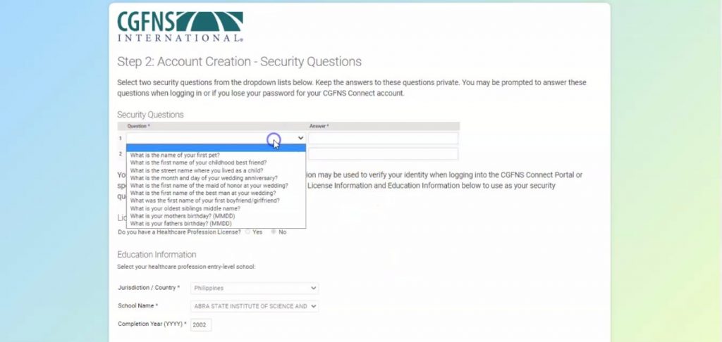 Tutorial: CGFNS Connect New User Registration Guide - CGFNS ...