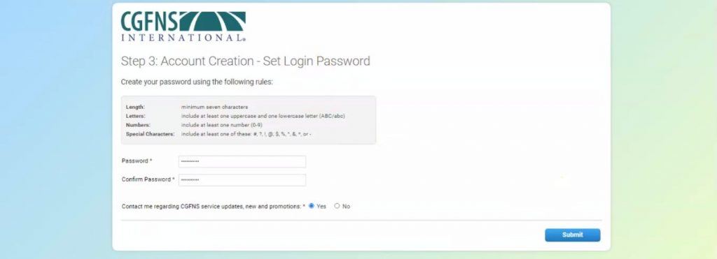 Tutorial: CGFNS Connect New User Registration Guide - CGFNS ...