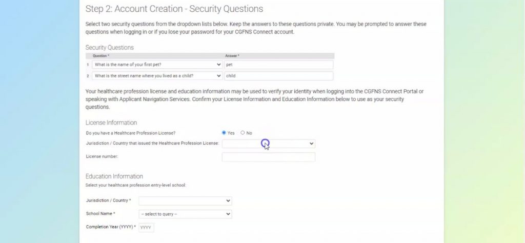 Tutorial: CGFNS Connect Returning User Registration Guide - CGFNS ...