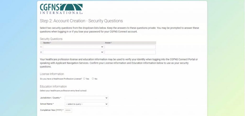 Tutorial: CGFNS Connect Returning User Registration Guide - CGFNS ...