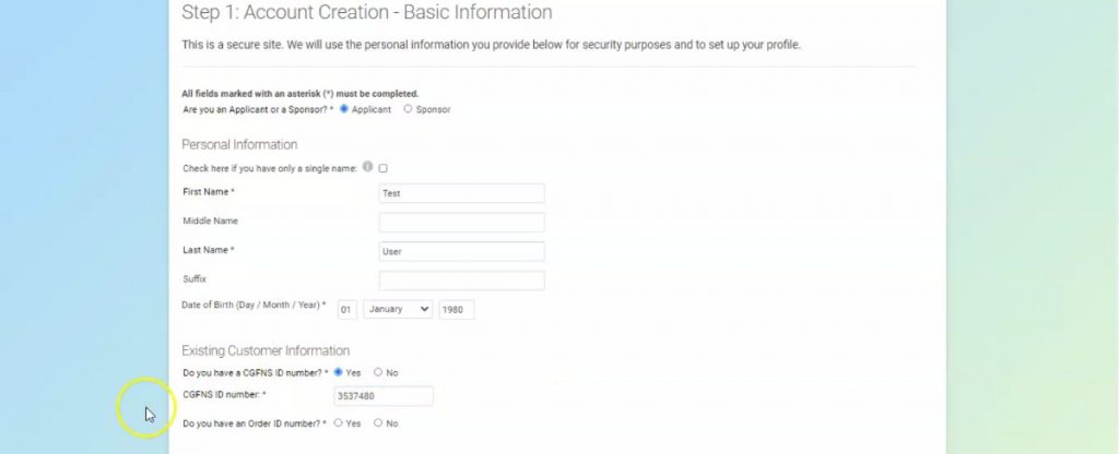 Tutorial: CGFNS Connect Returning Shared User Registration Guide ...