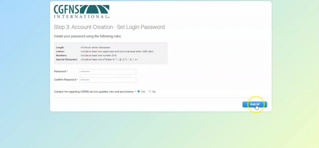 Tutorial: CGFNS Connect Returning Shared User Registration Guide ...