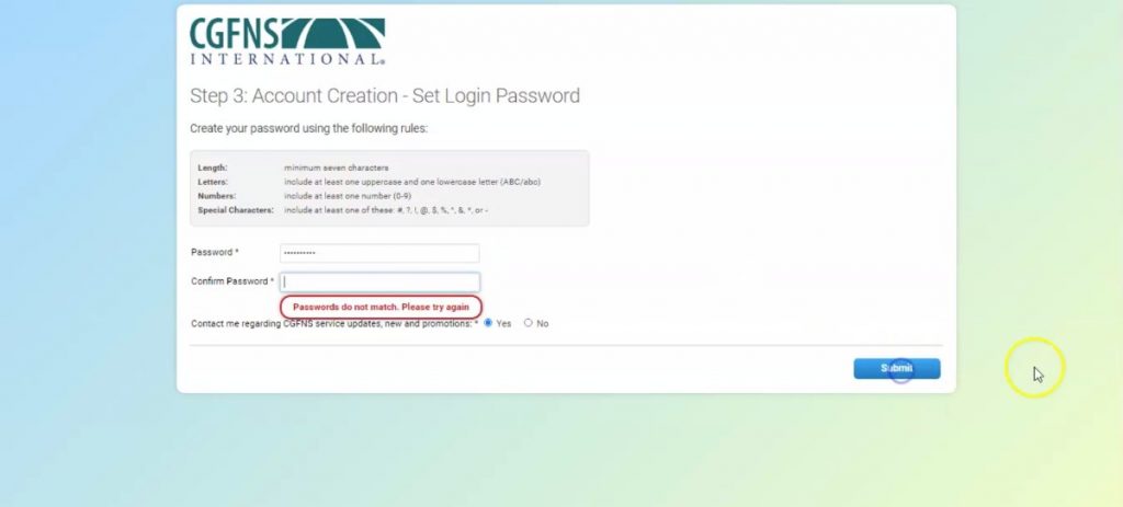 Tutorial: CGFNS Connect Returning Shared User Registration Guide ...