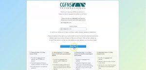 Tutorial: CGFNS Connect Returning Shared User Registration Guide - CGFNS International, Inc.